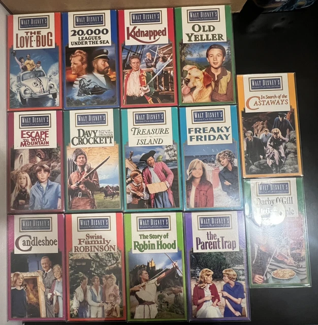 WALT DISNEY STUDIO Film Collection VHS Lot $108.46 - PicClick CA