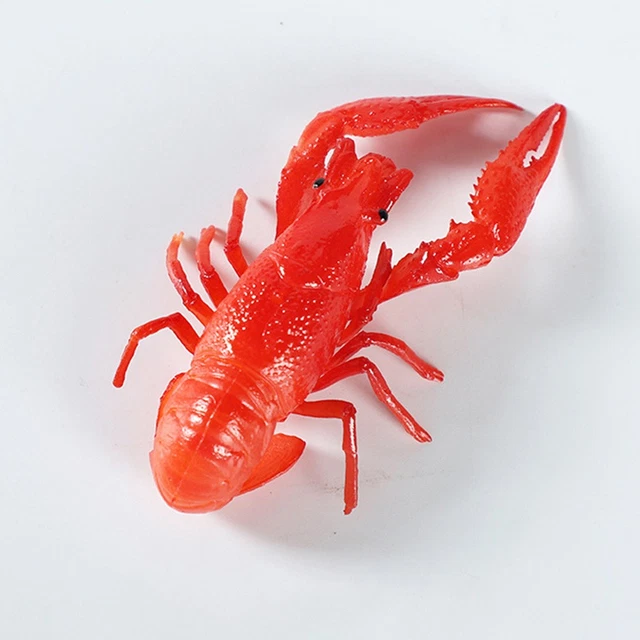 CRAYFISH MODEL BABY Artificial Lobster Fake Decorations Props Lifelike ...