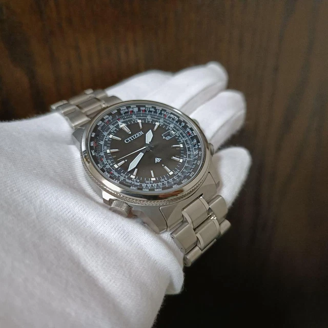 MONTRE HOMME CITIZEN Promaster Eco Drive Date Argent Noir Solaire ...
