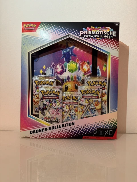 POKEMON PRISMATIC EVOLUTIONS Binder Collection German Original ...