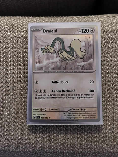 CARTE POKÉMON HOLO Draïeul 138/162 TEF Forces Temporelles FR NEUF EUR 0 ...