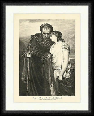OEDIPUS AND ANTIGONE Emil Teschendorff Greek Mythology Facsimile_A 0672 ...