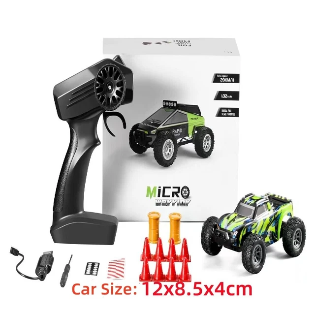 1/32 MINI RC Drift Climbing Car With LED Light Remote Control Off Road ...