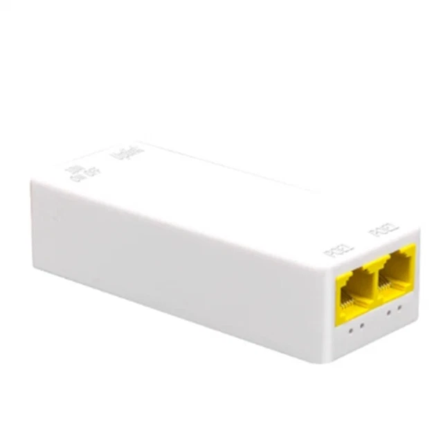 2X(2 PORT POE Repeater 10/100Mbps 1 to 2 PoE Extender with IEEE802.3Af ...