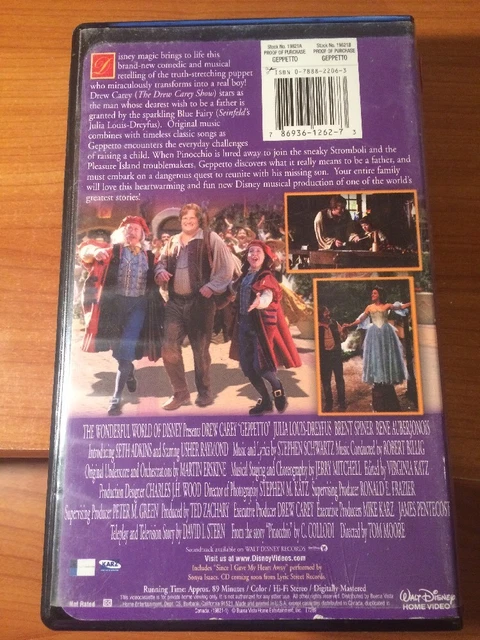 CEPPETTO (VHS, CONCHIGLIA) Drew Carey, Julia Louis-Dreyfus... scaffale ...