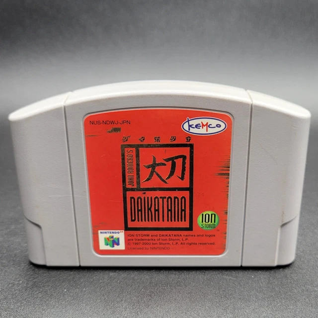 JOHN ROMERO'S DAIKATANA Kemco Nintendo 64 N64 $89.99 - PicClick CA