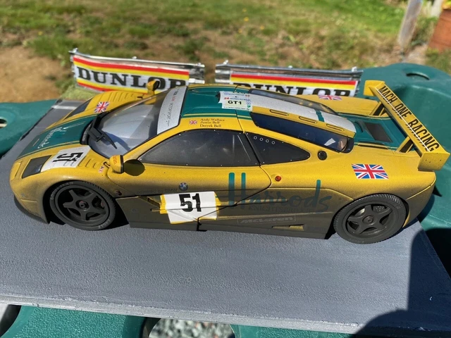 CODEX FINISH LINE McLaren F1 GTR #51 24h LeMans 1995 1/18 Solido EUR 89 ...