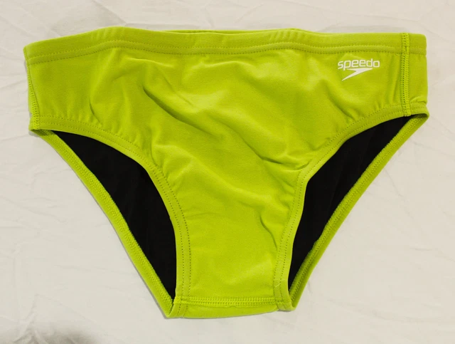 SPEEDO MENS PULL On Eco Endurance Solid One Swim Brief DM9 Acid Lime ...