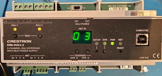 CRESTRON DIN-DALI-2 DALI Interface Module EUR 300,00 - PicClick FR