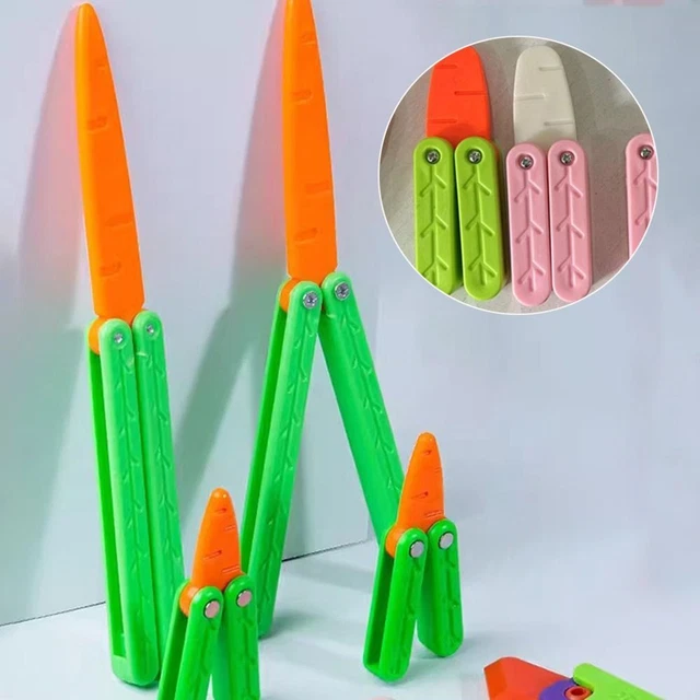 ANXIETY RELIEF GRAVITY Carrot Toy Plastic Decompression Toy Kids EUR 5 ...
