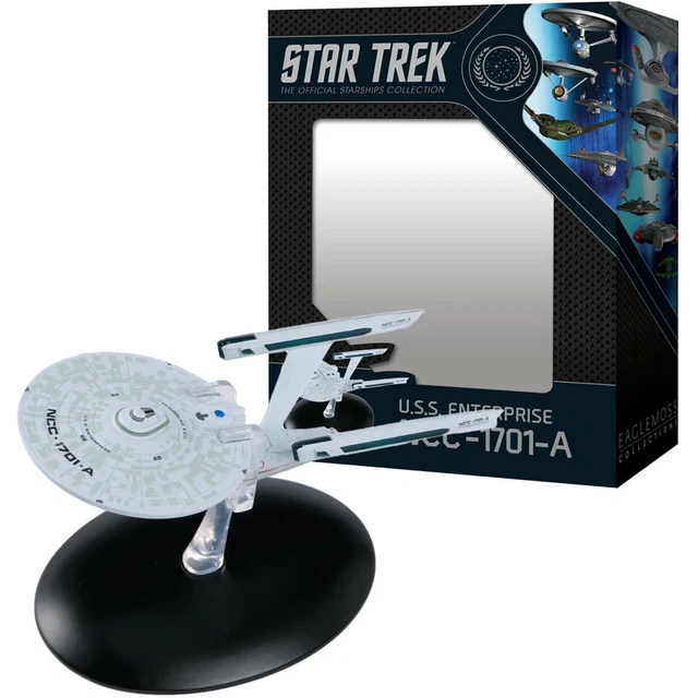 EAGLEMOSS STAR TREK U.S.S. Enterprise NCC-1701-A Starship (Box Display ...