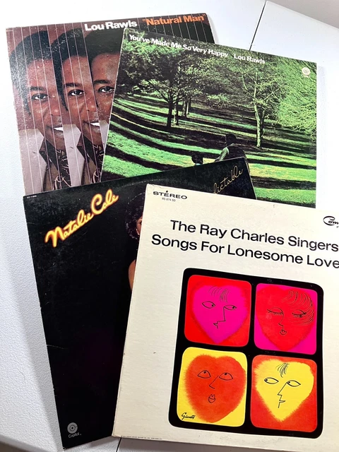 4 LP’S! LOU Rawls Ray Charles Natalie Cole Songs For Lonesome Lovers £8 ...