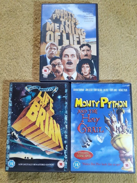 MONTY PYTHON -LIFE of Brian/and the Holy Grail/The Meaning of Life dvd ...