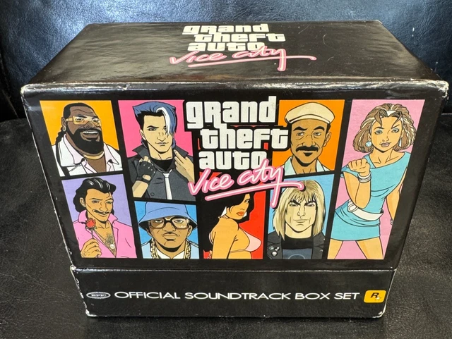 GRAND THEFT AUTO Vice City Official Soundtrack Box Set 2002- 7 discs ...