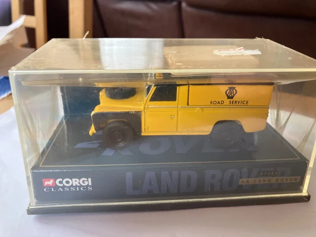 CORGI CLASSIC AA LAND ROVER 50th ANNIVERSARY MODEL 07403 S/No. #2928 £ ...