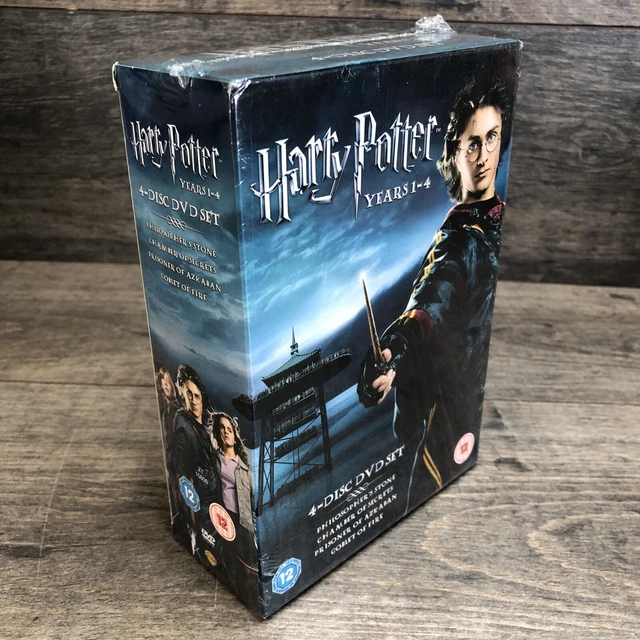 HARRY POTTER COLLECTION Years 1-4 DVD Box Set New & Sealed £9.99 ...
