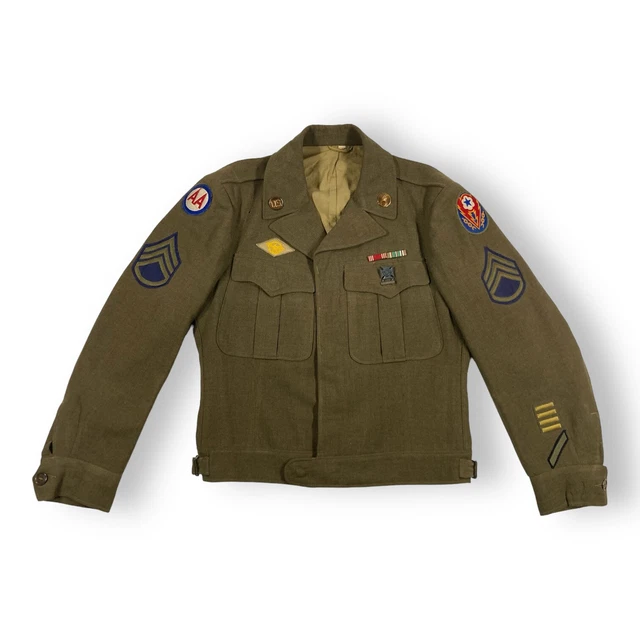 ORIGINAL WWII-KOREAN WAR U.S. Army ADSEC Staff Sergeant's Wool Ike ...