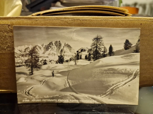CARTOLINA RIFUGIO RISTORANTE Stazione Funivia Faloria 1951 AR1574 EUR 4 ...