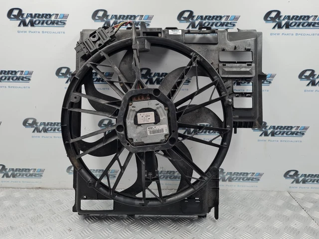 BMW E53 X5 3.0D Radiator Cooling Fan And Housing 6921323 6921382 ...