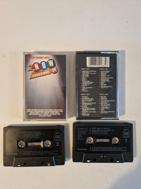 NOW THAT’S WHAT I Call Music 14. 32 Top Chart Hits. 2 Cassette Tapes. £ ...