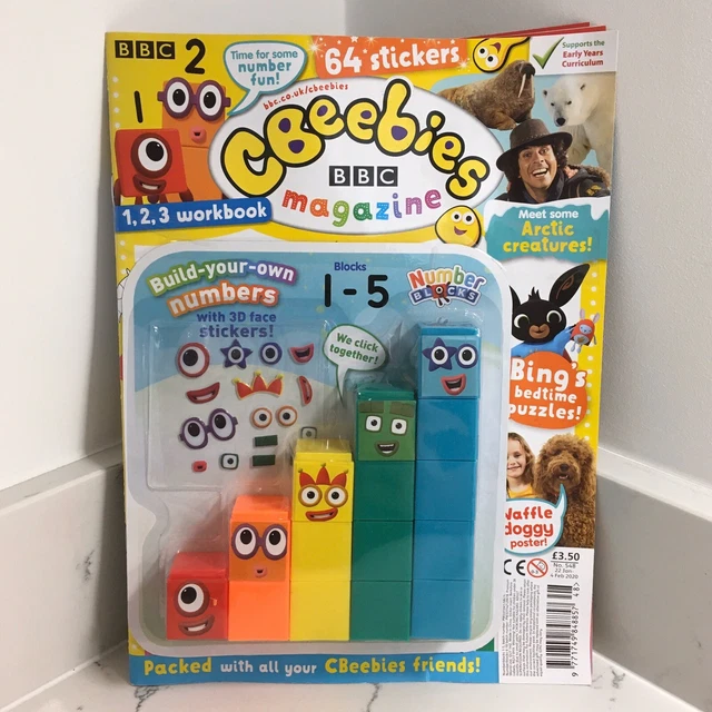 CBEEBIES NUMBERBLOCKS MAGAZINE #21 With Number Blocks 26 -29 £14.50 ...