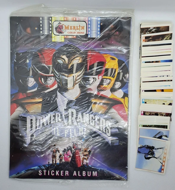 ALBUM POWER RANGER Merlin Nuovo/Vuoto+Set Completo Di Figurine Da ...