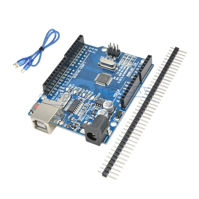 CH340G ATMEGA328P DEVELOPMENT Board Type B + Cable + For Arduino UNO R3 ...