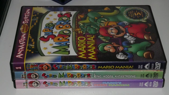 SUPER MARIO BROS. cartoon DVD lot (three DVDs) EUR 33,32 - PicClick FR