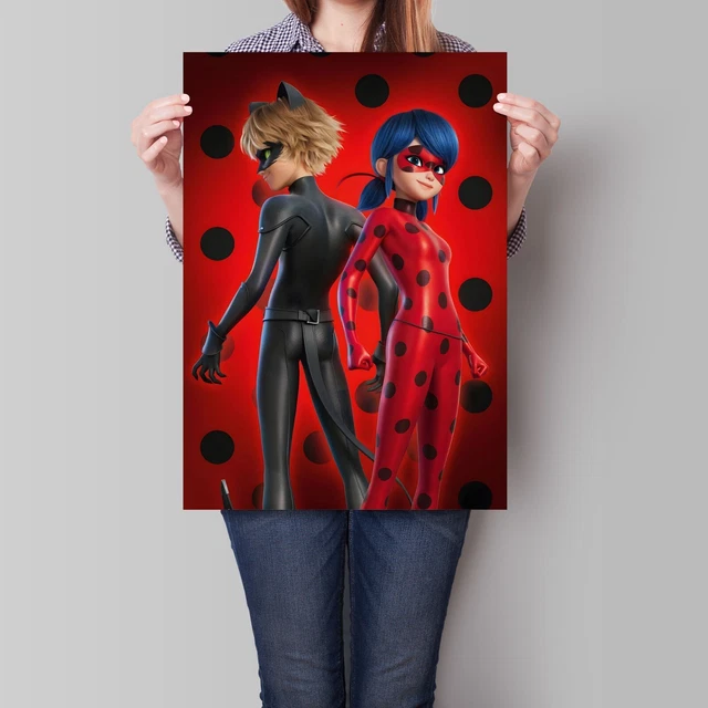 MIRACULOUS TALES OF Ladybug & Cat Noir Poster Movie Art Print £14.16 ...