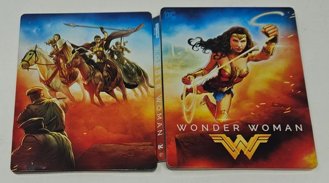 WONDER WOMAN (4K Ultra HD + Blu-ray, 2017, 2-Disc Set) SteelBook Case ...