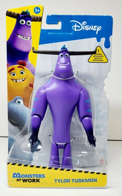 DISNEY PIXAR MONSTERS at Work TYLOR TUSKMON Posable 8" Action Figure ...