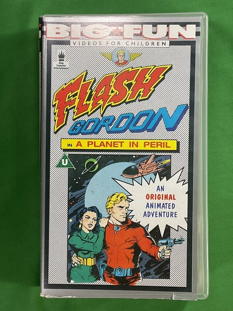 FLASH GORDON IN Planet In Peril , Animated Adventure, PAL VHS Video ...