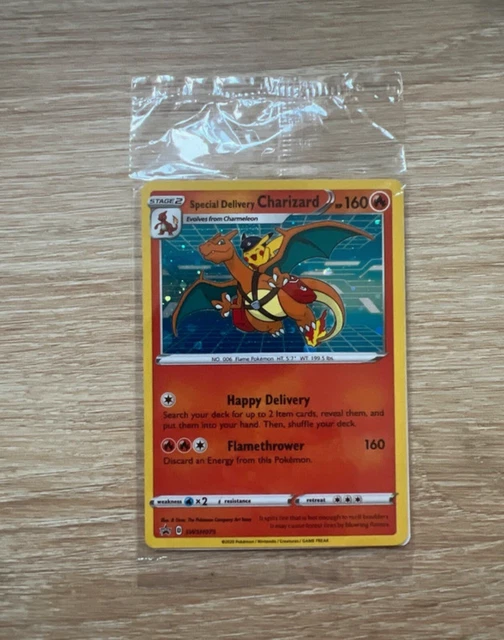 SPECIAL DELIVERY CHARIZARD Pokemon Center Promo Card Sealed SWSH075 IN ...