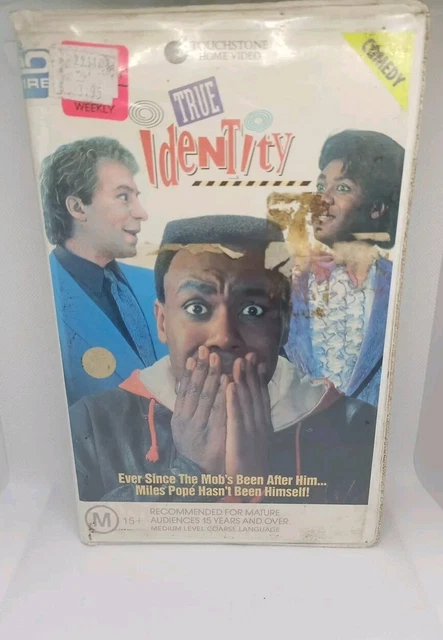 TRUE IDENTITY VHS Video Tape *MEGA RARE* Lenny Henry 90s Touchstone ...