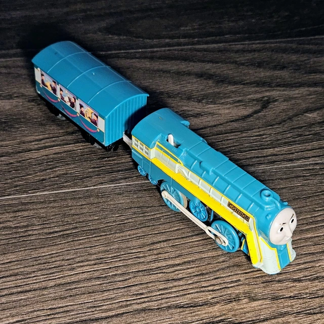 TOMY/PLARAIL TRACKMASTER &CONNOR& loco with carriage (Thomas & Friends ...