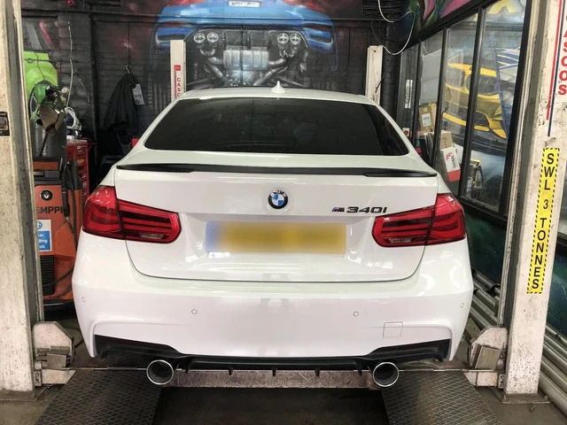 BMW 3 SERIES Custom Built Stainless Exhaust System Back Box Delete ...