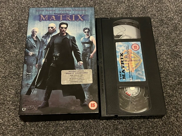 LIMITED EDITION THE Matrix 1999 VHS Video Card Boxed Version - Keanu ...