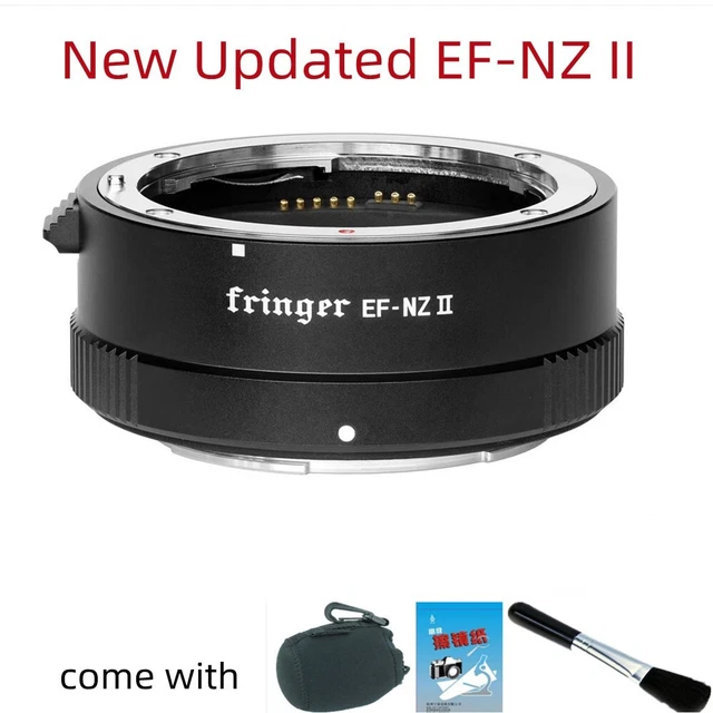 ADAPTADOR DE LENTE de enfoque automático Fringer EF-NZ II AF para lente EF a Nikon Z Z6 Z7 Z50 ...