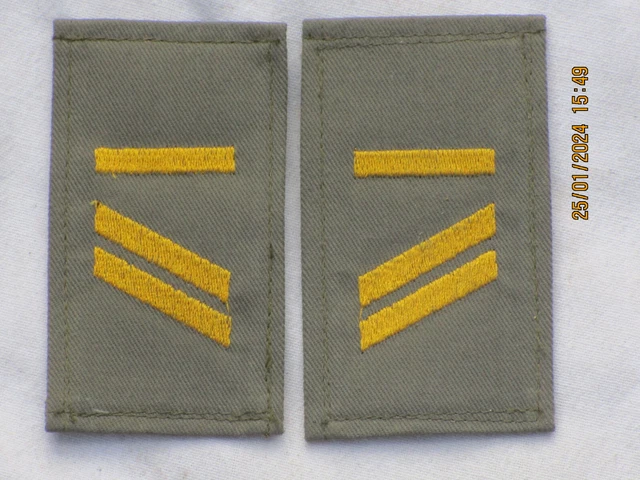 NAVY RANK INSIGNIA: Top Private Ua, Gold/Olive , EUR 5,27 - PicClick FR