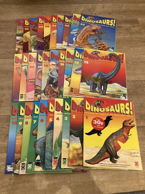 ORBIS DINOSAURS! 1992-1994 Magazine Collection 40+ Dinosaur Magazines ...