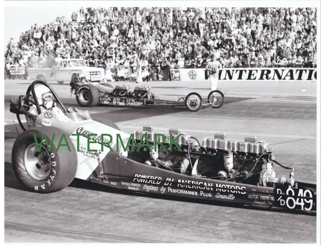 1960S DRAG RACING-CLARKE & ALLRED-Dual 6 Cylinder AMC Engine-'68 ...