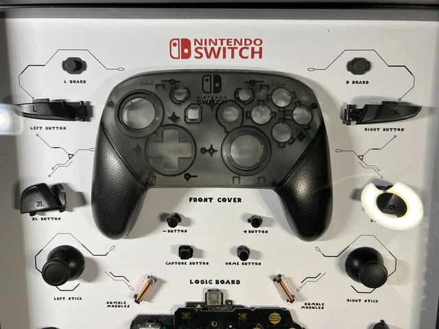 NINTENDO SWITCH PRO Controller Teardown Wall Frame $299.00 - PicClick AU