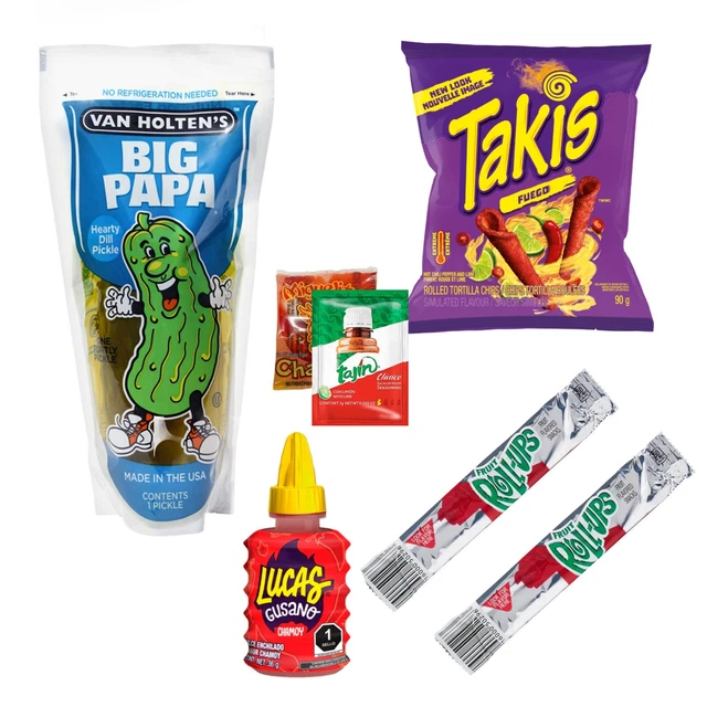 VAN HOLTENS CHAMOY Pickle Kit Fuego Takis (WIE AUF TIKTOK GESEHEN) EUR ...