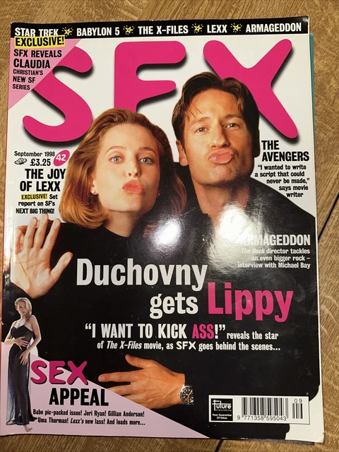 SFX MAG SEP-1998 X-FILES David Duchovny Gillian Anderson Avengers Lexx ...