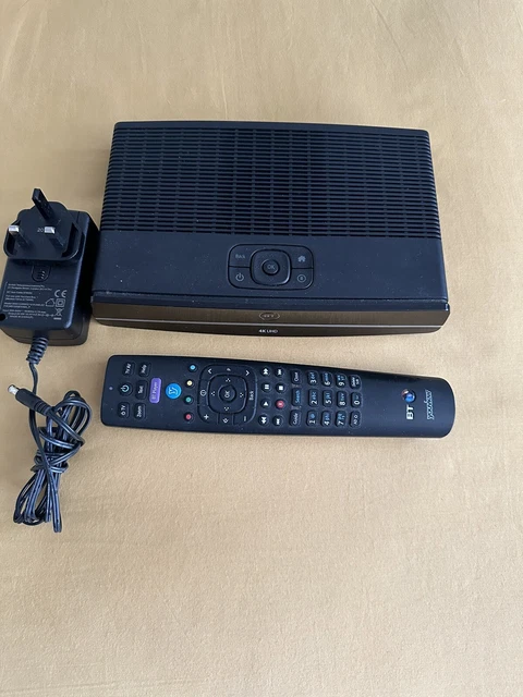 BT YOUVIEW 4K Ultra HD Box UHD DTR-T4000 500gb Twin Record Freeview ...