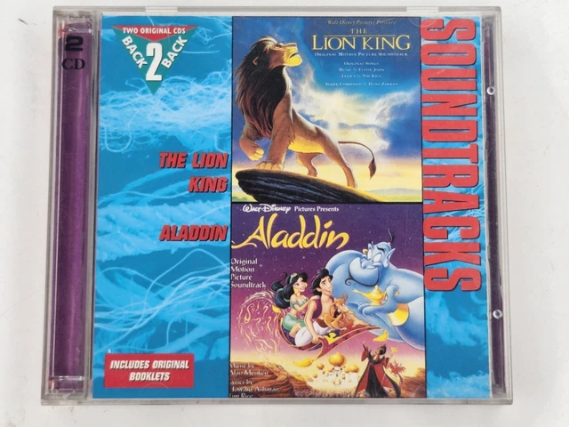 THE LION KING Aladdin Back 2 Back Special Edition Double CD Set - BMG ...