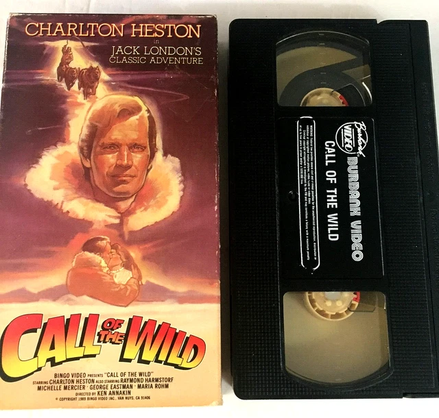 CALL OF THE Wild VHS Tape Charlton Heston Ships Free With Tracking £7. ...