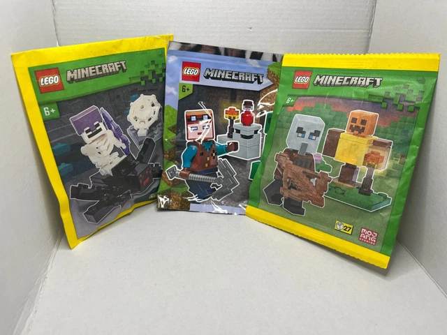LEGO MINECRAFT MINI-BUILDS & Minifigures in individual paper bags ...