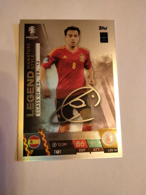 TOPPS MATCH ATTAX euro 2024 Legend Signature Style Xavi LSS 16 EUR 2,00 ...