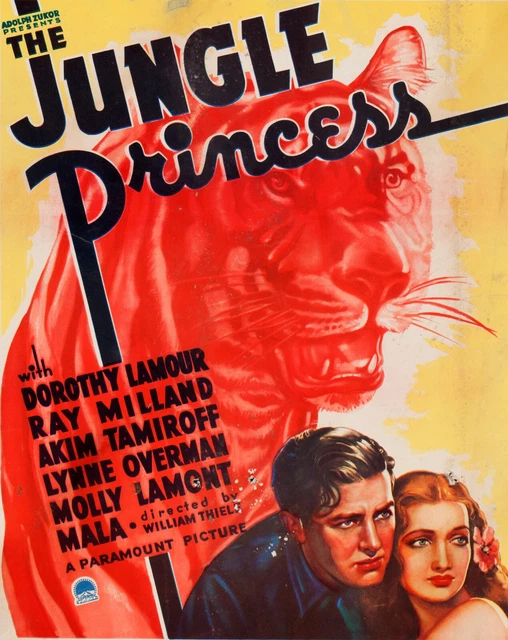 THE JUNGLE PRINCESS DVD - Dorothy Lamour dir Thiele Vintage Adventure ...